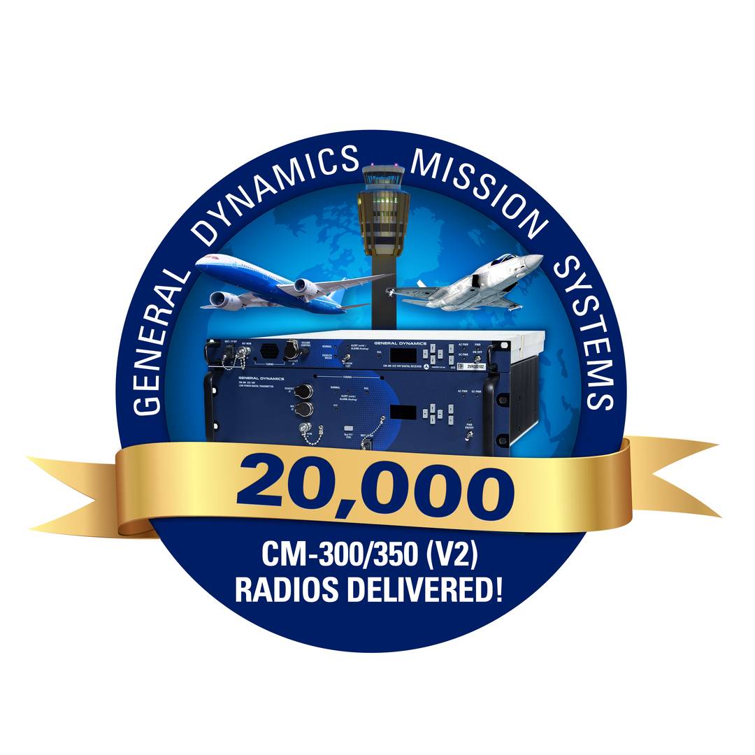 General Dynamics Delivers 20,000TH Air Traffic Control Radio to Federal ...