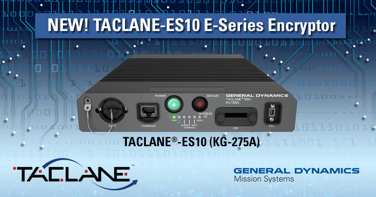 In The News: NSA Poised to Certify TACLANE-ES10 for Layer 2 Secure Data ...