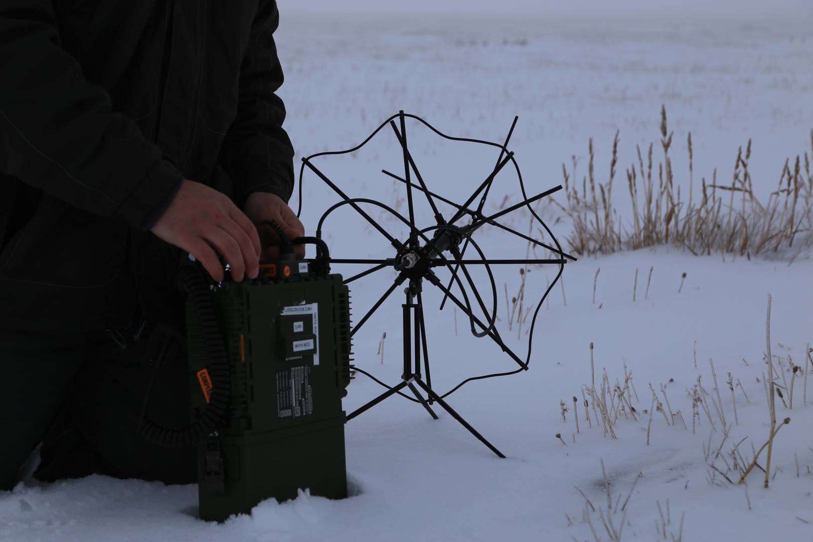 AN/PRC-155 Manpack Radios in the Arctic Circle Connect with MUOS ...