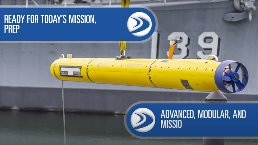 Bluefin-12 Unmanned Underwater Vehicle (UUV) - General Dynamics Mission ...