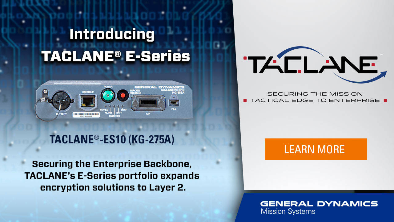 General Dynamics Introduces TACLANE-ES10 Layer 2 Ethernet Data ...